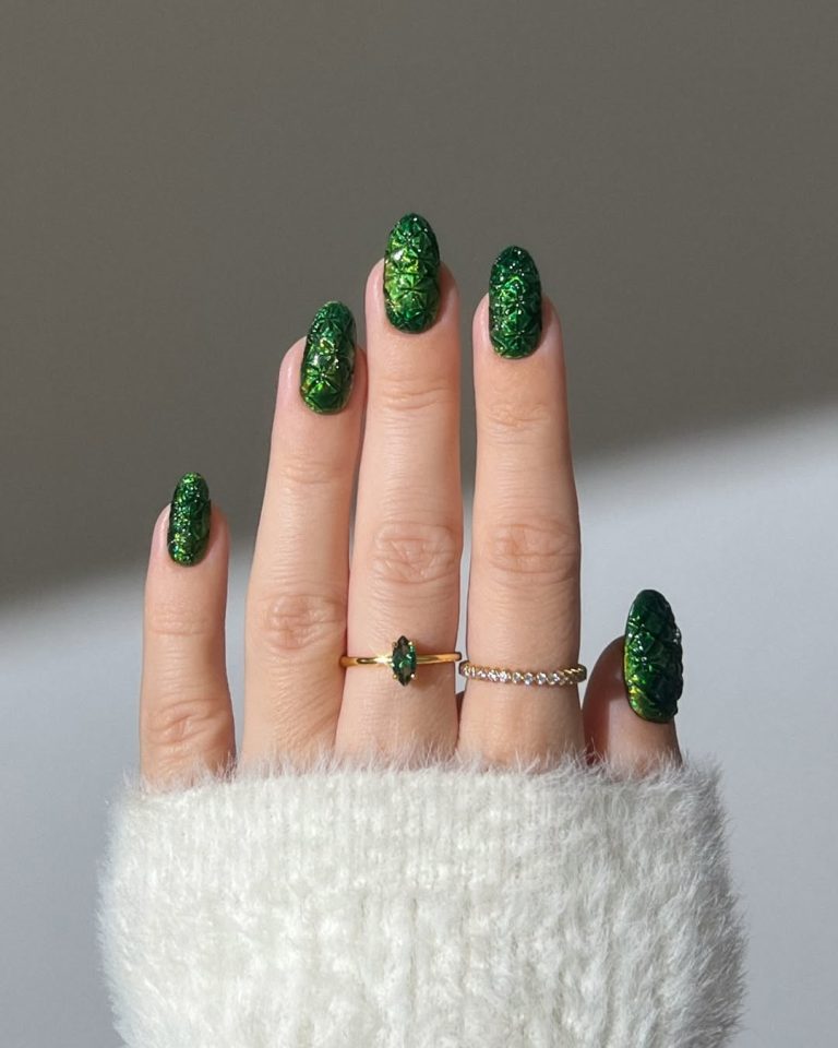 22 Cute Green Nails – Pathter