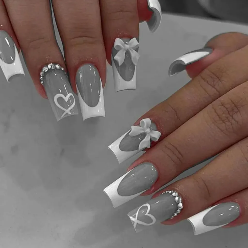 22 Premium Grey Nails to Try – Pathter