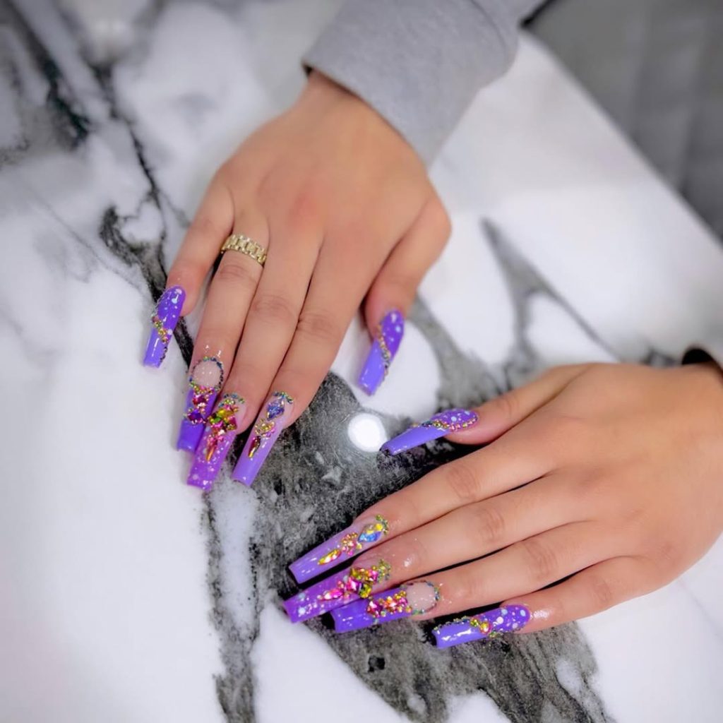 23 Trendy Purple Nails – Pathter