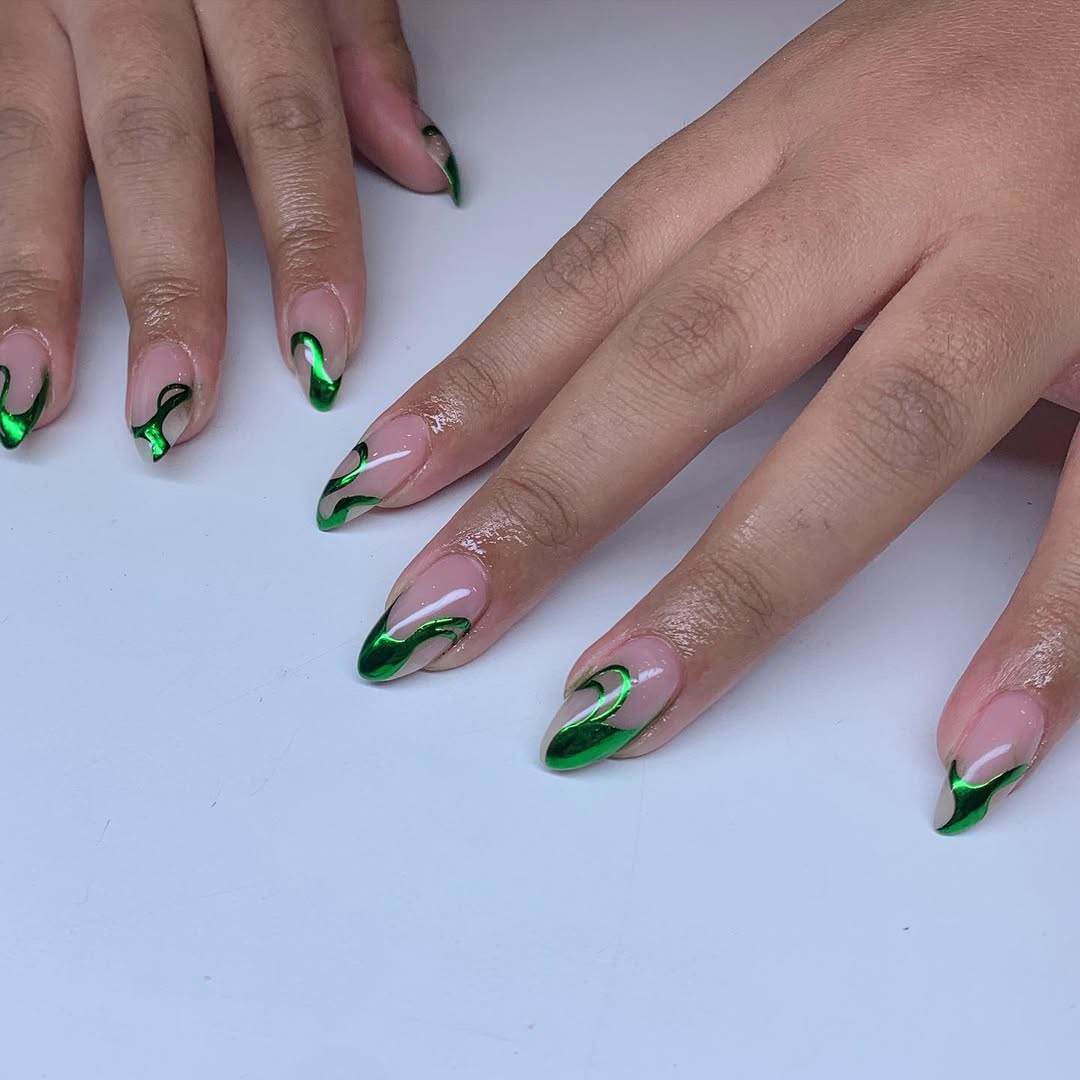 22 Trendy Green Nails – Pathter